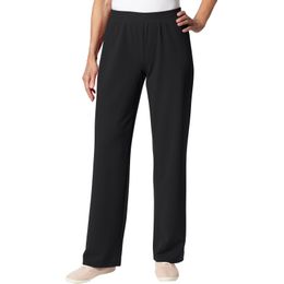 Damen Schlupfhose in weiter Form schwarz, Gr&ouml;&szlig;e 38