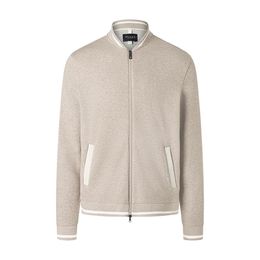 Sweatjacke Maerz Muenchen "Maerz Muenchen 636801 Sweatjacke Herren Bekleidung", Herren, Gr. 48, beige, 93% Baumwolle, 7% Elasthan, Sweatjacken Sweatjacke