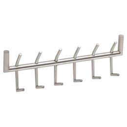 Wandgarderobe ca. 60x19x10 cm Silberfarben