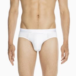Minislip HOM "HO1", Herren, Gr. S, wei&szlig;, Obermaterial: 65% Baumwolle, 22% Modal, 13% Elasthan, unifarben, Unterhosen, bequem, weich, eng, elastisch, basic, breiter Bund, Baumwollmix