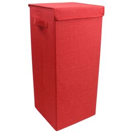 W&auml;schekorb Dreso L ca. 30x70x30 cm Rot