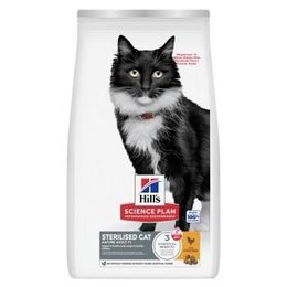 Hill's Hill's Science Plan Trockenfutter Katze, Mature Adult, Sterilised, mit Huhn 2x3 kg