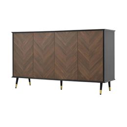 H&ouml;ffner Sideboard braun Ma&szlig;e (cm): B: 140 H: 80 &raquo; H&ouml;ffner