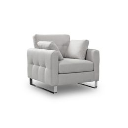 1,5-Sitzer-Sofa Hera Hellgrau