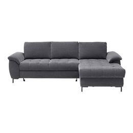 Ecksofa Focus L Grau Chenille