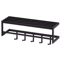 Wandgarderobe ca. 70x20x20 cm Schwarz