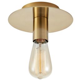Marksl&ouml;jd Deckenleuchte Piatto Messingfarben max. 40 Watt Deckenlampe