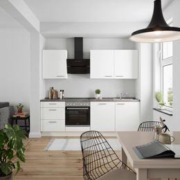 Nobilia K&uuml;chenblock Touch High m. Ger&auml;ten Wei&szlig;