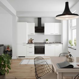 Nobilia K&uuml;chenblock Touch High m. Ger&auml;ten Wei&szlig;