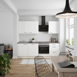 Nobilia K&uuml;chenblock Touch High m. Ger&auml;ten Wei&szlig;