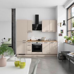 Nobilia K&uuml;chenblock Easytouch High m. Ger&auml;ten Sandfarben