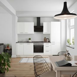 Nobilia K&uuml;chenblock Touch High m. Ger&auml;ten Wei&szlig;
