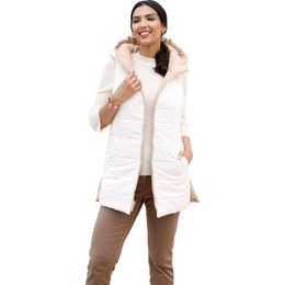 Damen Wendeweste beige-ecru, Gr&ouml;&szlig;e 46