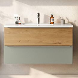 Pharao24.de Waschtischunterbau Badschrank f&uuml;r die Wandmontage mit Soft Close