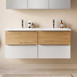 Pharao24.de Waschbeckenunterschrank Waschtischunterbau f&uuml;r die Wandmontage 120 cm breit