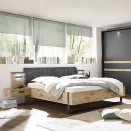Pharao24.de Ehebett Komfortbett Liegefl&auml;che 180x200 cm in modernem Design