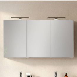 Pharao24.de Lichtspiegelschrank Spiegelschrank 120 cm breit - Made in Germany
