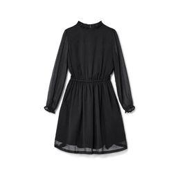 Tchibo - Kinder-Chiffonkleid - M&auml;dchen - Gr. 134/140 - schwarz