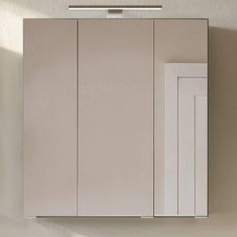 Pharao24.de Lichtspiegelschrank Badezimmerspiegelschrank mit LED Beleuchtung 60 cm breit