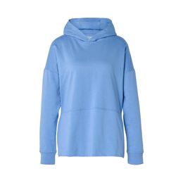 Tchibo - Langes Kapuzensweatshirt - Damen - Gr. L - blau