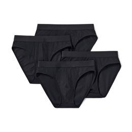 Tchibo - 4 Slips - Herren - Gr. M/5 - schwarz