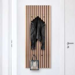 Pharao24.de Wandgarderobe Garderobenpaneel in modernem Design 5 Kleiderhaken