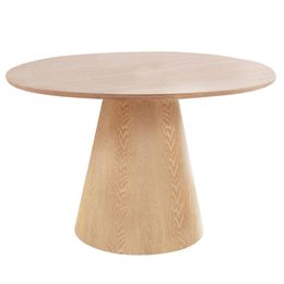 Pharao24.de K&uuml;chentisch Esszimmer Tisch auf S&auml;ulengestell im Skandi Design