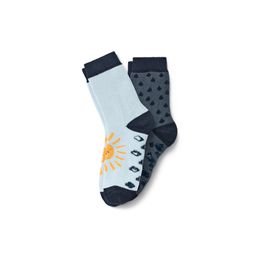 Tchibo - 2 Paar Kleinkind-Antirutsch-Socken - Baby - Gr. 23-26 - dunkelblau