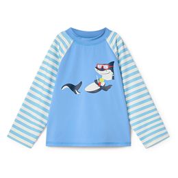 Tchibo - Kinder-Shirt mit UV-Schutzfaktor 50+ - Jungen - Gr. 98/104 - wei&szlig;/print
