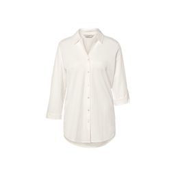 Tchibo - Piqu&eacute;-Jerseybluse - Damen - Gr. 44 - creme