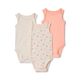 Tchibo - 3 Baby-Bodys - Gr. 98/104 - wei&szlig;
