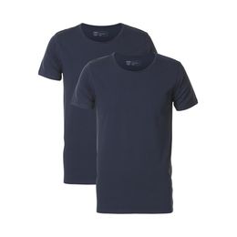 PETROL INDUSTRIES - 2-er Pack Basic-T-Shirt Rundhalsausschnitt Herren - Blau