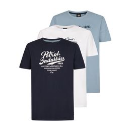 PETROL INDUSTRIES - 3er-Pack Jersey-T-Shirts mit Print Jalape&ntilde;o Herren