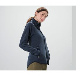 Tchibo - Strickfleece-Jacke - Damen - Gr. S - dunkelblau