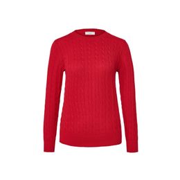 Tchibo - Zopfstrickpullover - Damen - Gr. M - rot