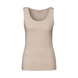 Street One Basic-Top - Damen - Gr. 42 - beige