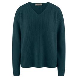 Peter Hahn - V-Pullover aus 100% Kaschmir, t&uuml;rkis, Gr. 40 / M - Kaschmir