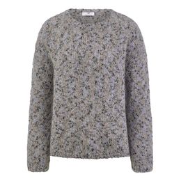 Peter Hahn - Rundhals-Pullover, grau, Gr. 40 / M - Baumwolle