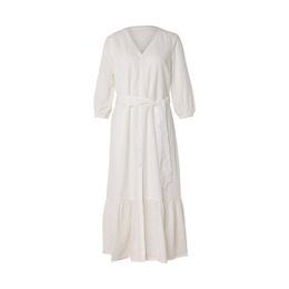Tchibo - Blusenkleid mit Lochstickerei - Damen - Gr. 46 - wei&szlig;