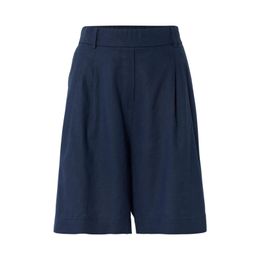 Tchibo - Leinen-Bermuda-Shorts - Damen - Gr. 48 - dunkelblau