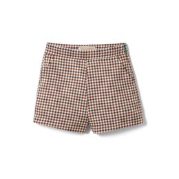 Tchibo - Webshorts mit weicher Viskose - M&auml;dchen - Gr. 158/164 - dunkelblau/kariert