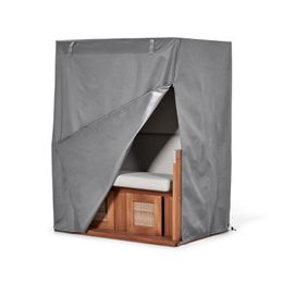 Tchibo - Premium-Abdeckhaube f&uuml;r Strandkorb XXL - 143x92x173cm - grau - Polyester / Polyvinylchlorid / Edelstahl