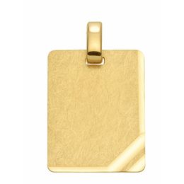 Adelia&acute;s Kettenanh&auml;nger ADELIA&acute;S "333 Gold Gravurplatte Anh&auml;nger", gold, Schmuckanh&auml;nger, Damen, Gold, Kettenanh&auml;nger, 333 Gold Goldschmuck f&uuml;r Damen