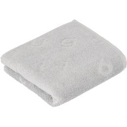 Handtuch Bugatti "Trentino", grau (light grau), B:50cm L:100cm, Walkfrottier, Baumwolle, Handt&uuml;cher