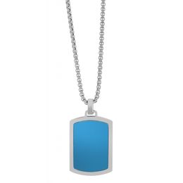 Adelia&acute;s Kette mit Anh&auml;nger ADELIA&acute;S "Unisex Edelstahl Halskette mit Anh&auml;nger", silber (silberfarben, blau), Halsketten, Damen, unbekannt, Edelstahl