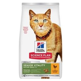 Hill's Hill's Science Plan Trockenfutter Katze, Mature Adult, Senior Vitality, mit Huhn 1,5 kg