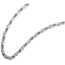 Adelia&acute;s Kette ohne Anh&auml;nger ADELIA&acute;S "Herren Halskette &ndash; K&ouml;nigskette aus Edelstahl 50 cm", silber, Halsketten, Herren, 50cm, Edelstahl, Ideal zum Verschenken &ndash; schlicht und stilvoll