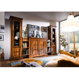Wohnwand Akazie 300x39x200 honig lackiert OXFORD #0600