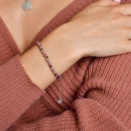 Adelia&acute;s Armband ADELIA&acute;S "Damen Armband aus Edelstahl mit Aventurin 18,5+3 cm", silber, Armb&auml;nder, Damen, 22cm, Edelstahl, Armband, Zum Verschenken &ndash; passend f&uuml;r viele Anl&auml;sse