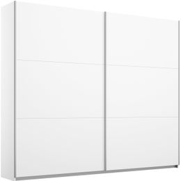 Schwebet&uuml;renschrank Rauch "AURELIO Kleiderschrank Garderobe", wei&szlig; (alpinwei&szlig;), B:218cm H:210cm T:59cm, Holzwerkstoff, Schr&auml;nke, Schwebet&uuml;renschrank, 3 verschiedene Ausstattungsvarianten Griffe aus Metall MADE IN GERMANY